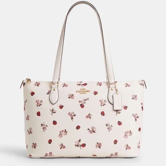 Coach | Bags | Nwt Coach Gallery Tote Bag With Ladybug Floral Print ...